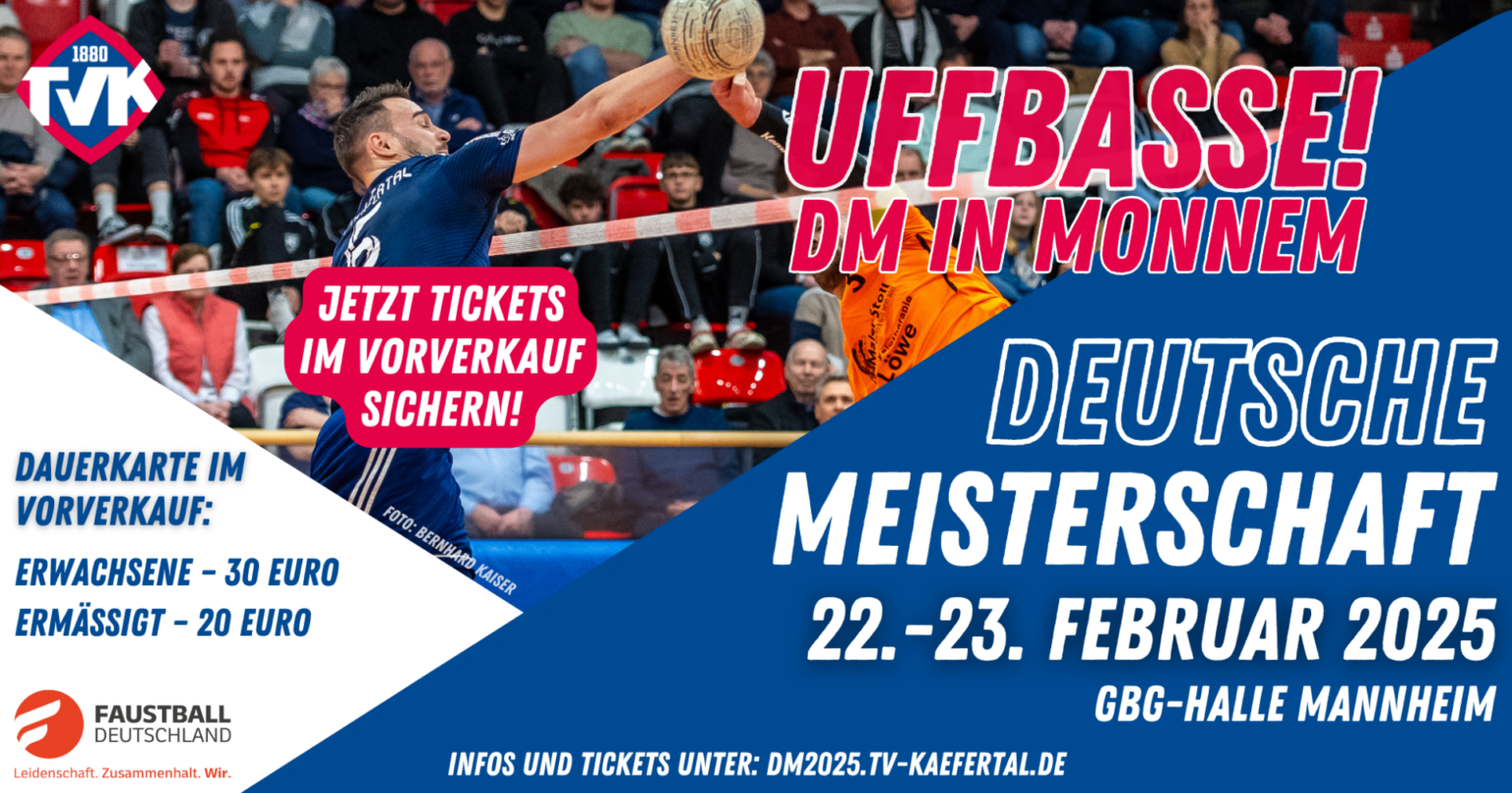 Deutsche Meisterschaft 2025: Die besten Faustball-Männer treffen sich ...